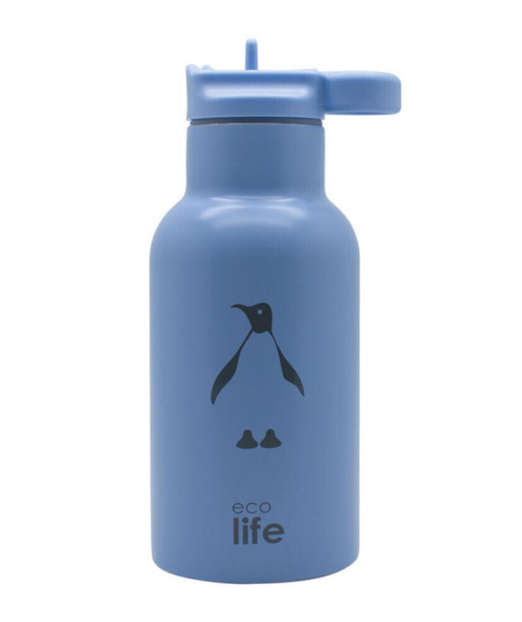 Ecolife Ανοξείδωτο Παγούρι Θερμός σε Μπλε χρώμα - The Toy Lab
